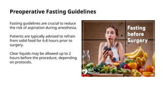 Pre Anesthesia Evaluation in a patient who will undergo anesthesia. | PPT