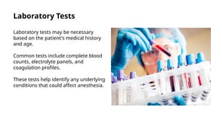 Pre Anesthesia Evaluation in a patient who will undergo anesthesia. | PPTX