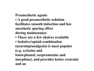 Pre anesthetic agent | PPTX
