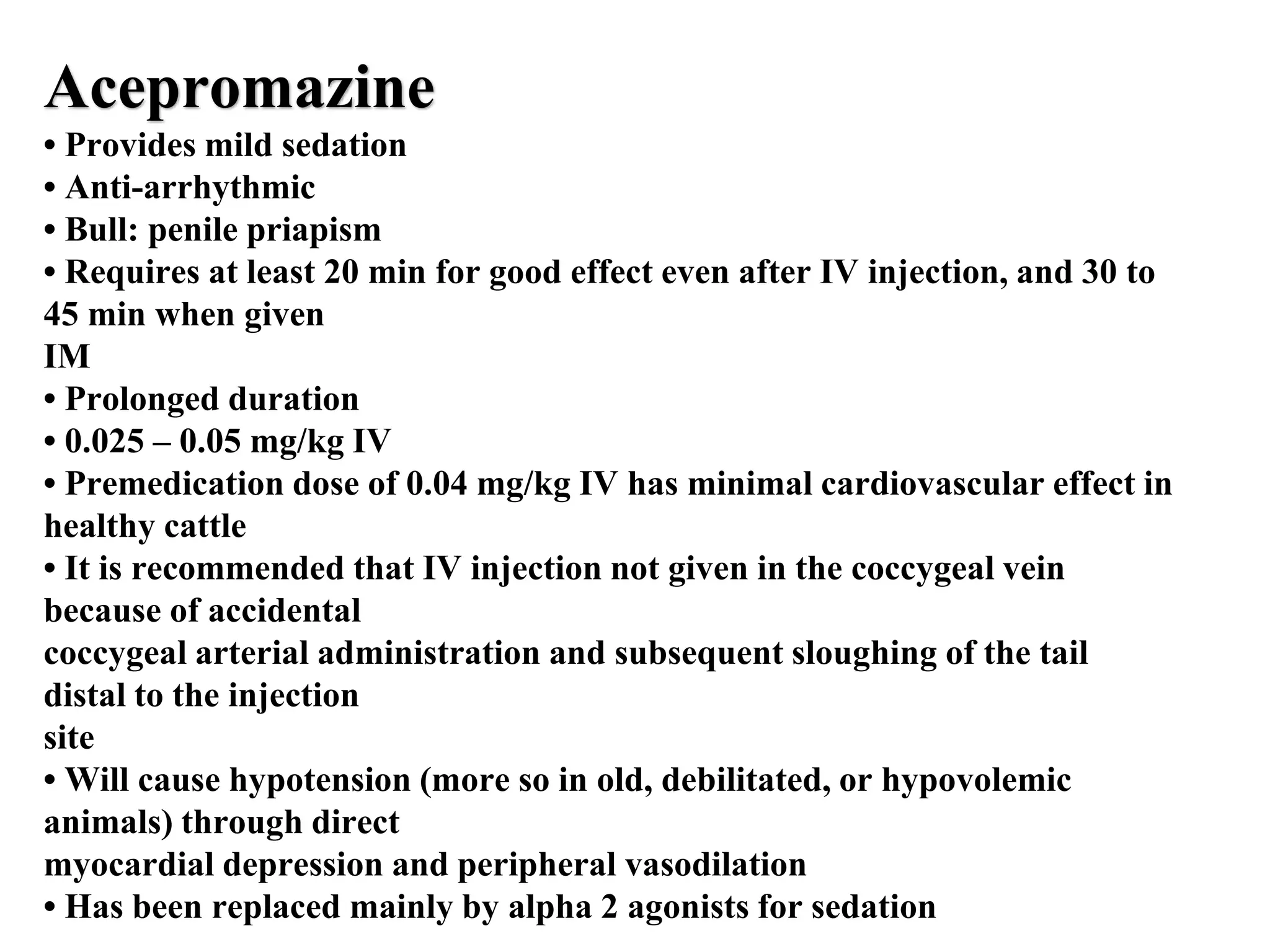 Pre-anesthetic agent used in animals | PPTX