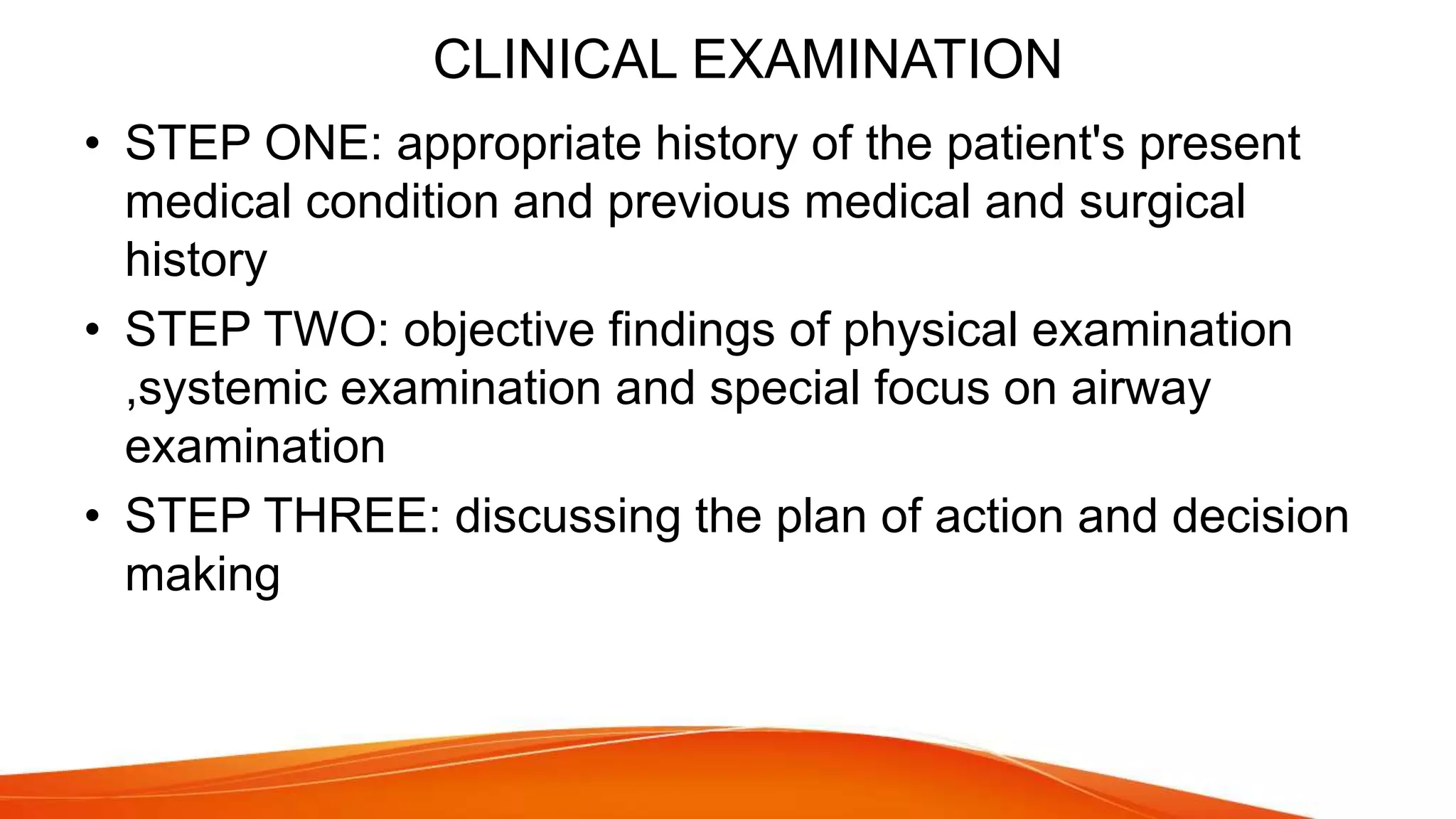 Pre anesthetic evaluation | PPTX