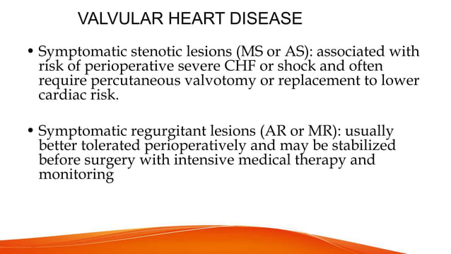 Pre anesthetic evaluation | PPTX | Heart and Cardiovascular Diseases ...