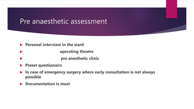 PRE ANESTHETIC EVALUATION.pptx