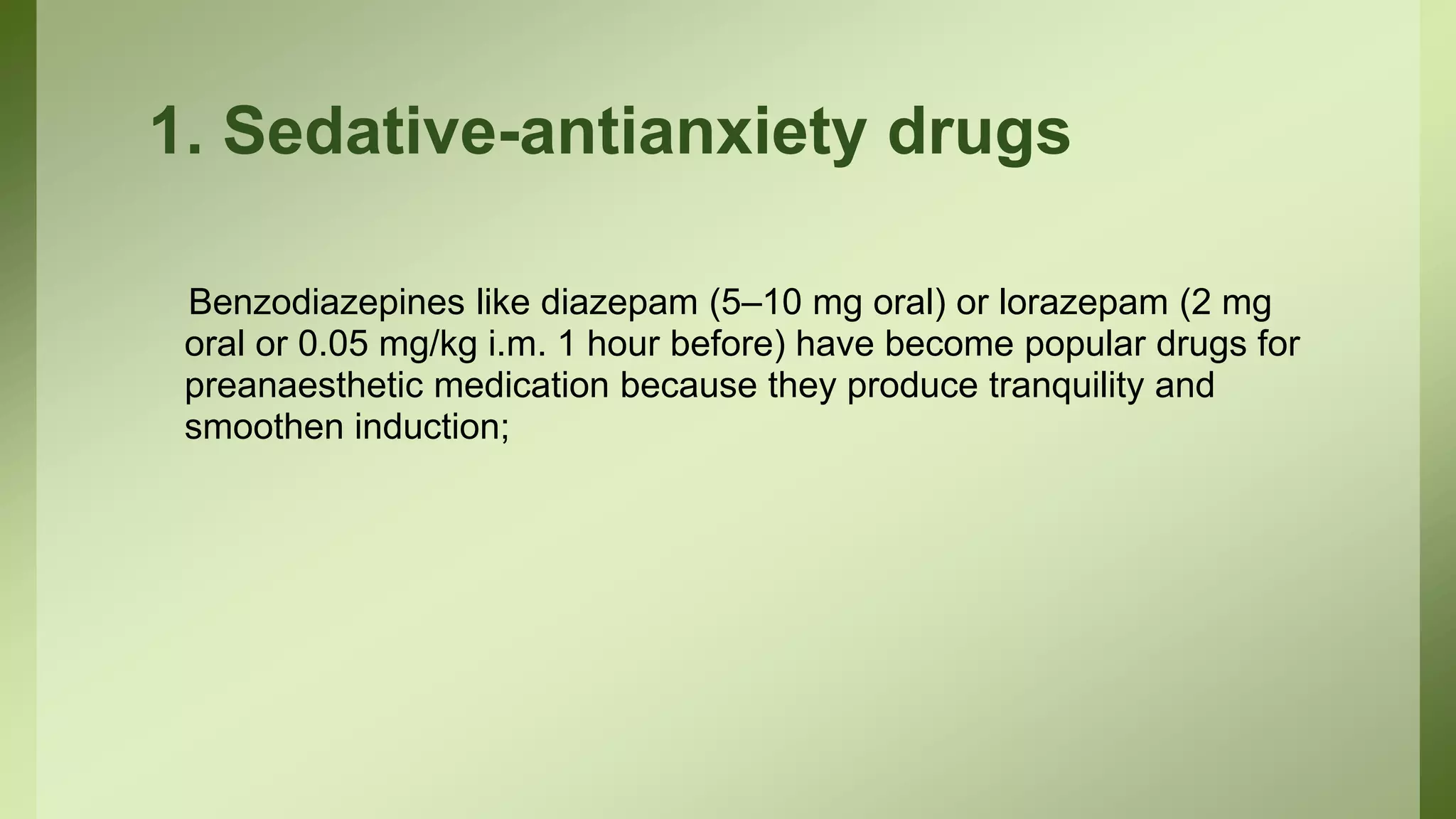 Pre anesthetic medications by Meghana C | PPTX