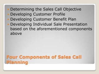 Sales Process Preapproach | PPTX