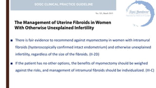 Pre-ART Management of Fibroids | PPTX