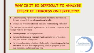 Pre-ART Management of Fibroids | PPTX