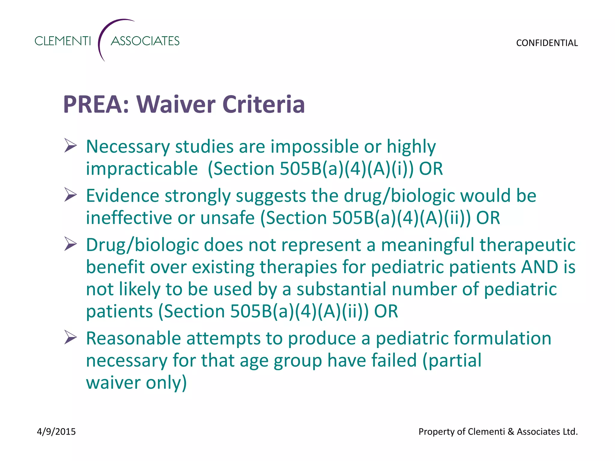 PREA Waivers: How and Why | PDF