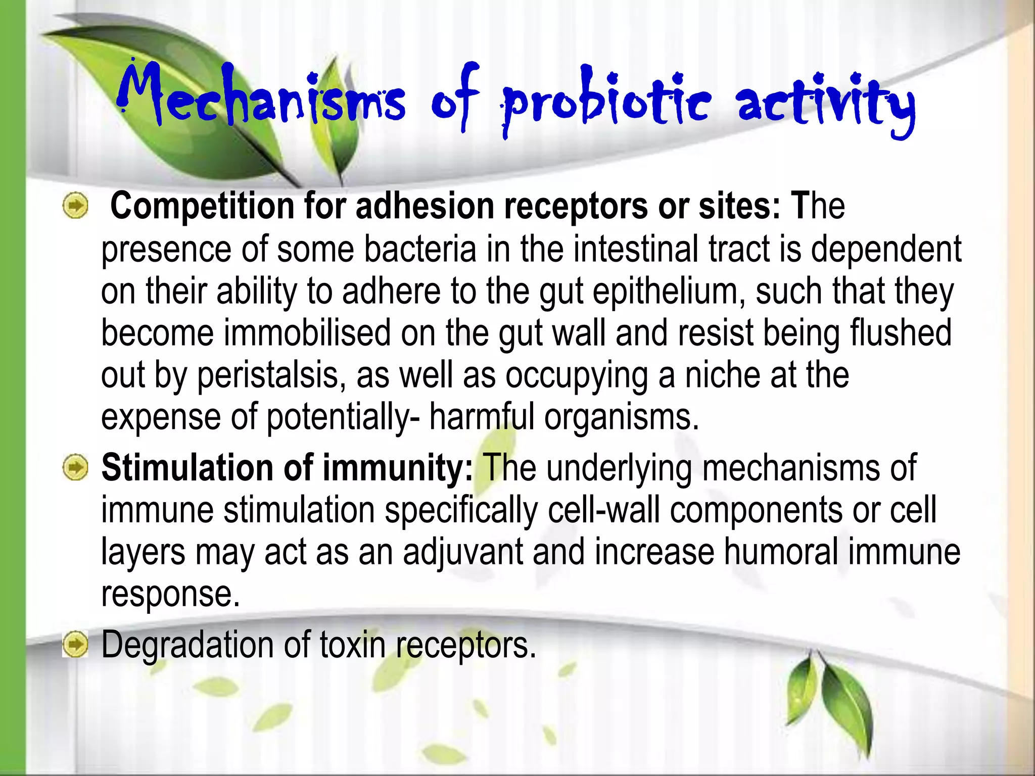 Prebiotic and probiotic. | PPTX