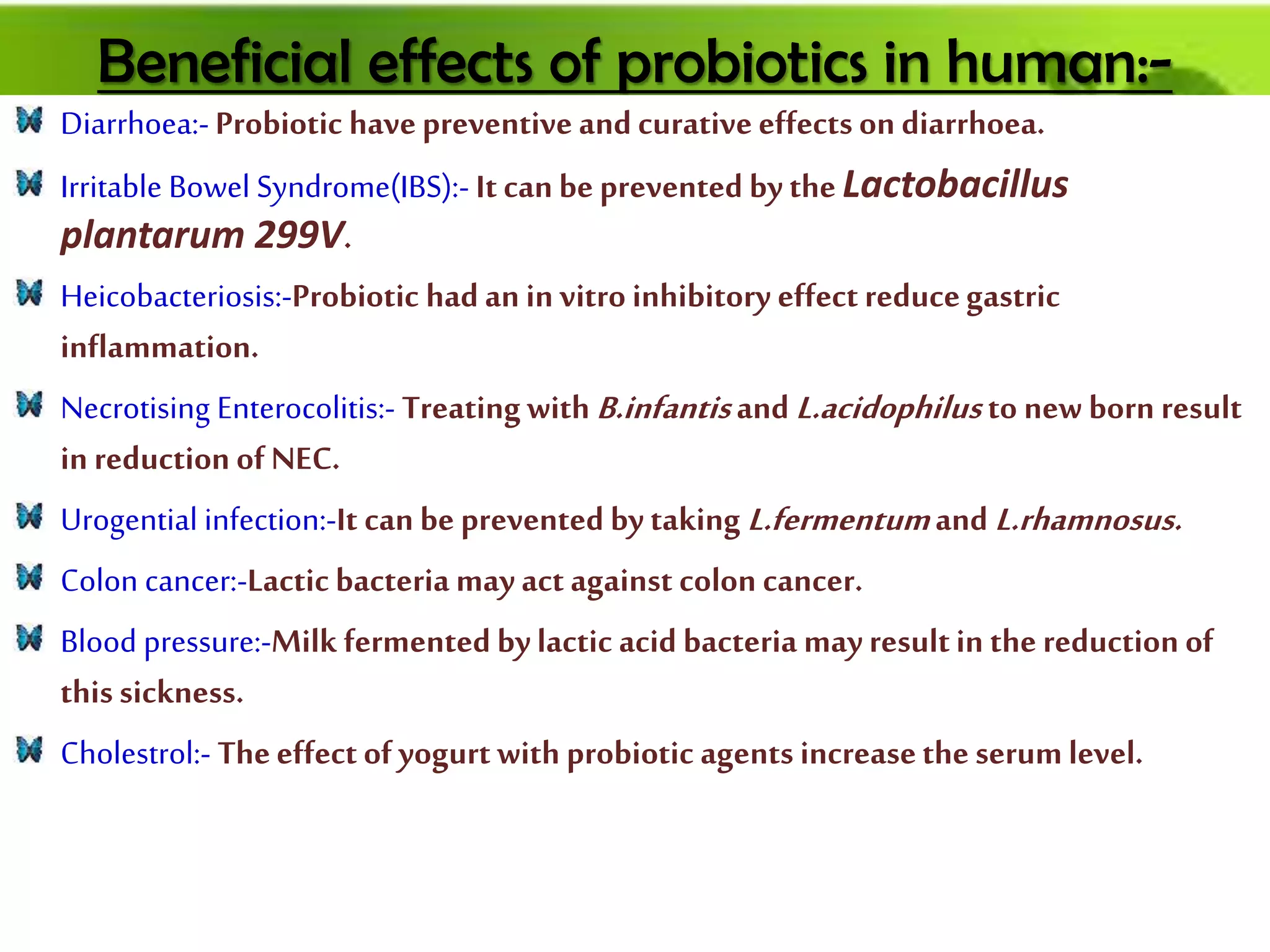 Prebiotic and probiotic. | PPTX
