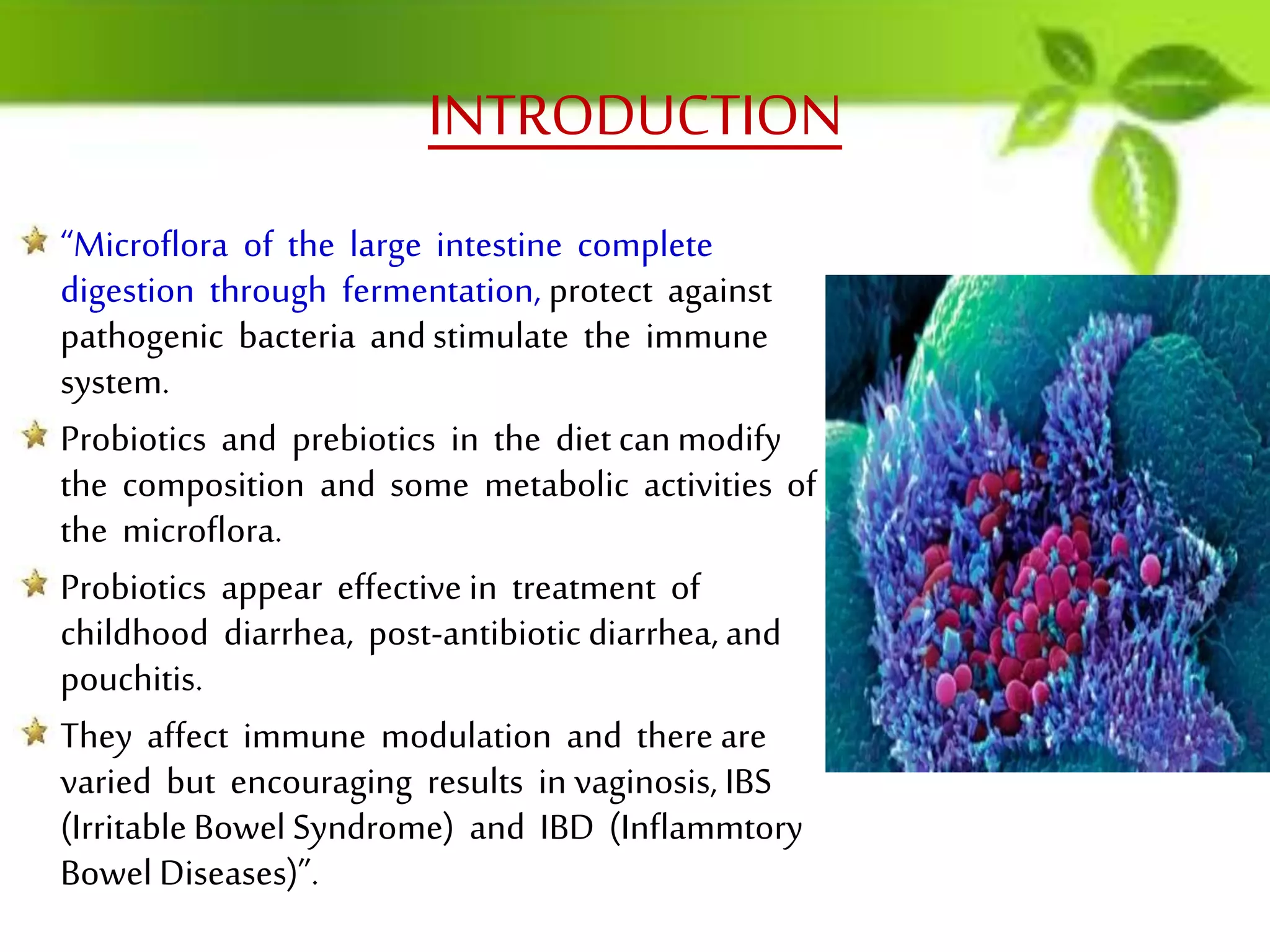 Prebiotic and probiotic. | PPTX