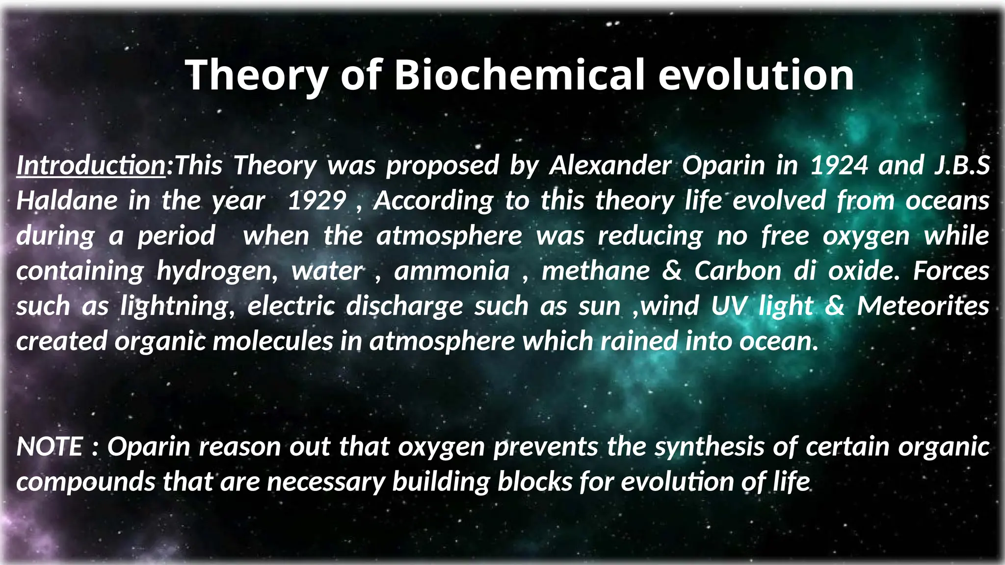 PREBIOTIC ENVIRONMENT- Phytogeography and Evolution | PPTX
