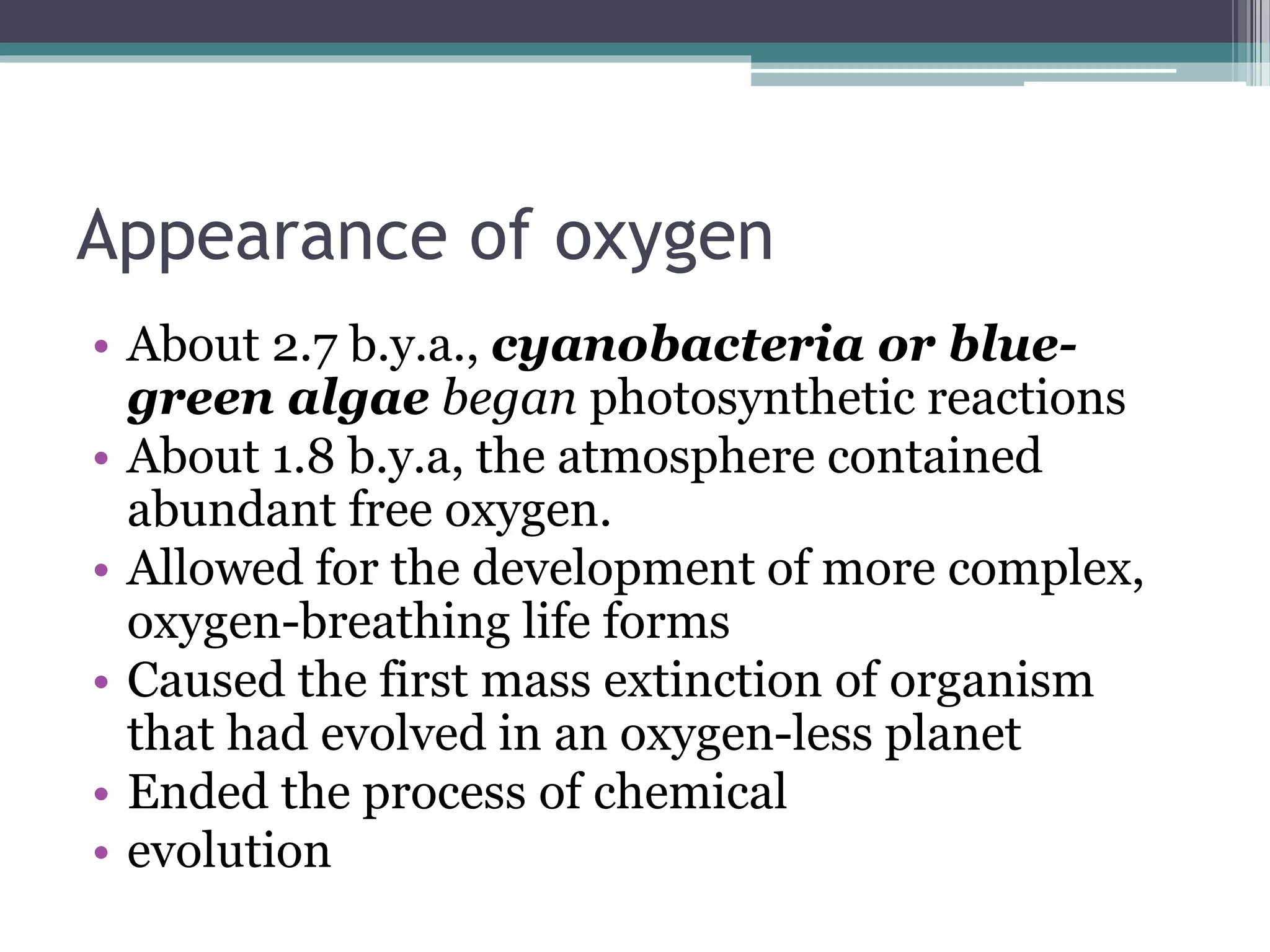 Prebiotic evolution | PPTX
