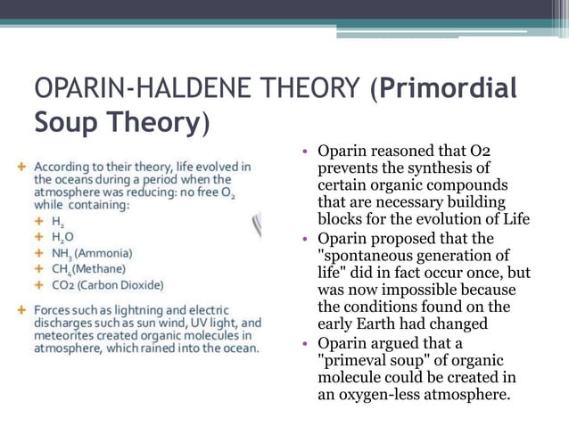 Prebiotic evolution | PPTX