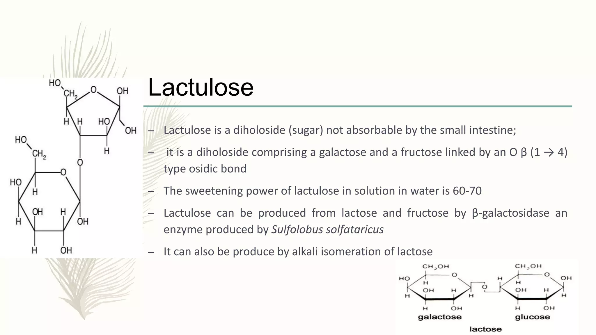 Prebiotics : Characteristics and usage in food industry | PPTX ...