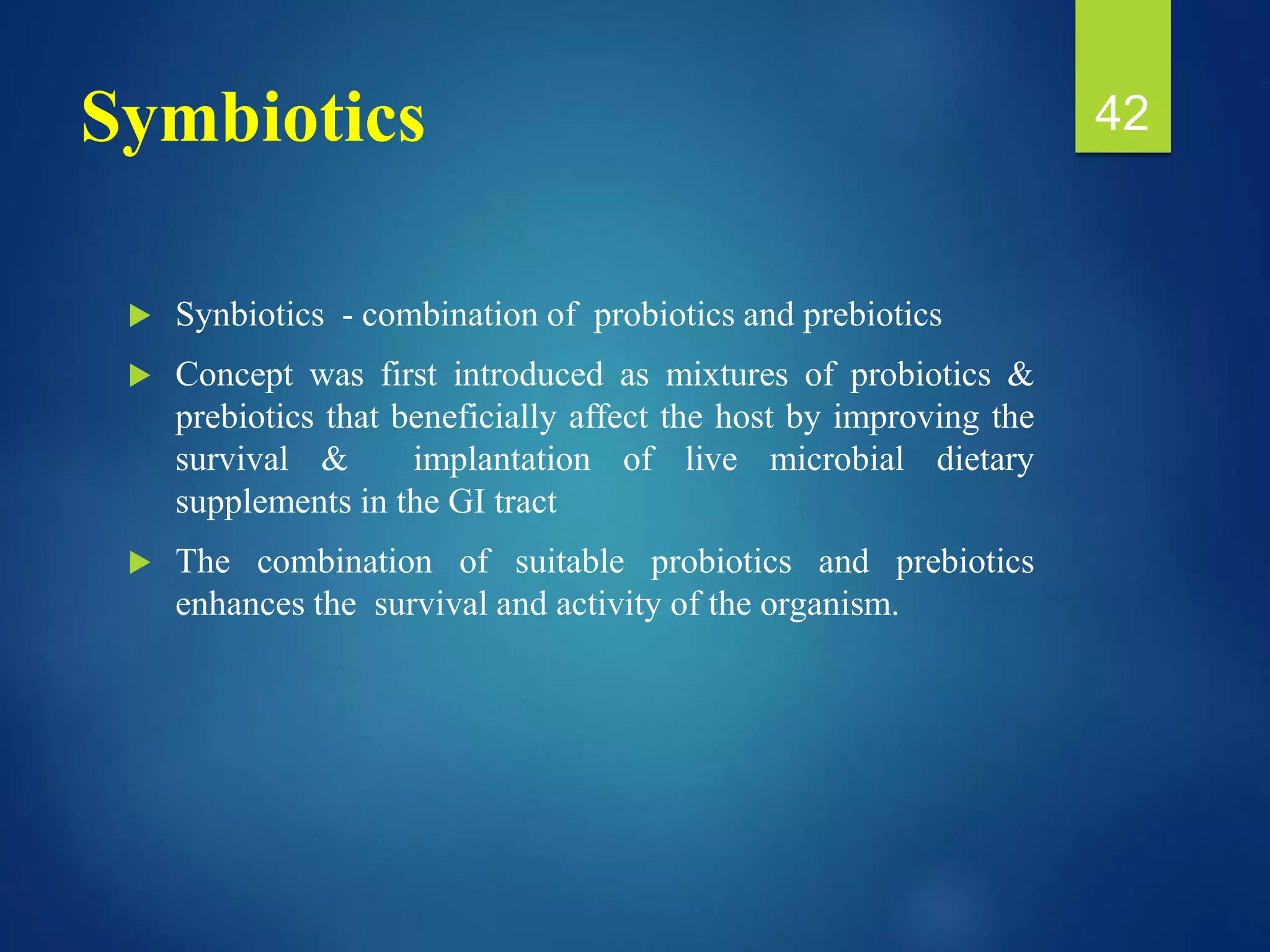 Prebiotics and probiotics | PPTX
