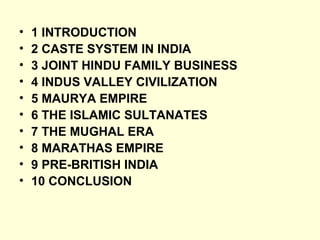 Pre british era | PPT