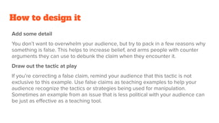 Prebunking and Debunking in Fact-checking | PPT