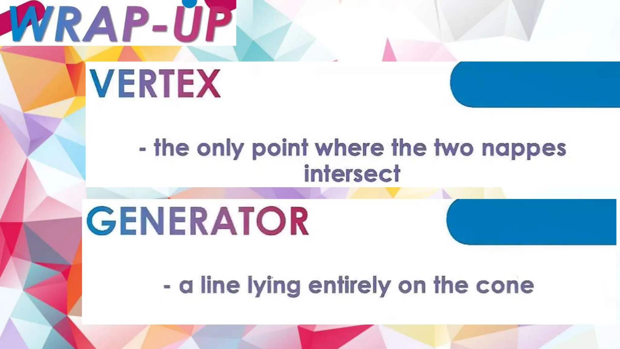 PRECALCULUS - OVERVIEW OF CONIC SECTIONS.pptx