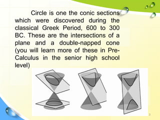 Conic Sections - Circles and Parabolas - Senior High school | PPTX