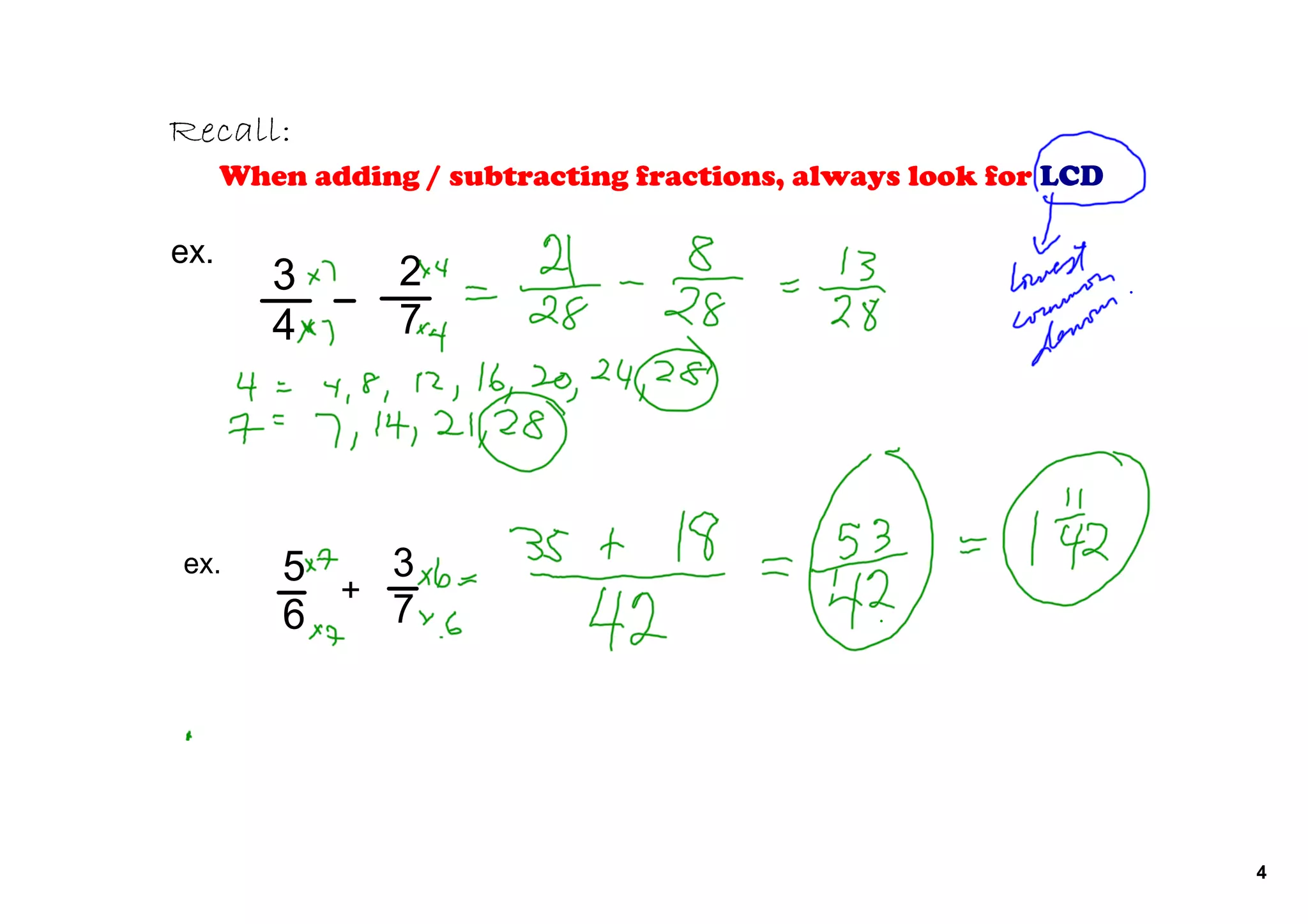 Precal 20 S Adding And Subtracting Rational Expressions | PDF