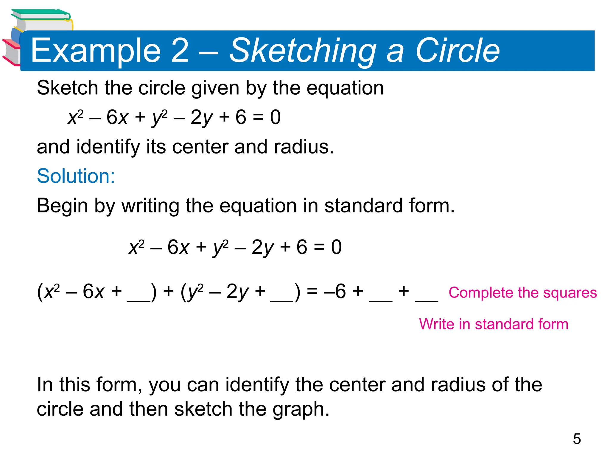 PreCalculus : Circles, Parabolas, and Ellipse | PPT