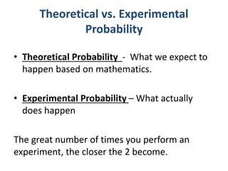Precalc probability 2014 | PPTX