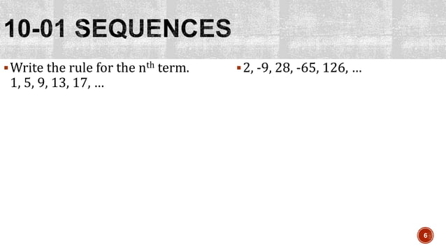 Precalculus 10 Sequences and Series.pptx | Physics | Science