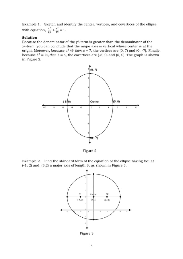 Precalculus11 q1 mod3_ellipses_v2 | PDF