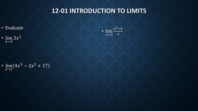 Precalculus 12 Introduction to Calculus.pptx | Internet for Beginners ...