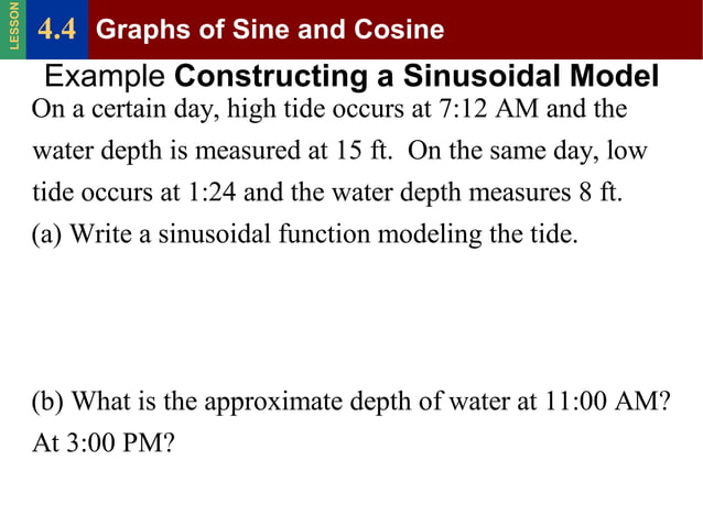 Precalculus 4 4 graphs pf sine and cosine v2 | PPT