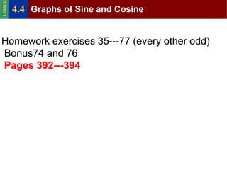 Precalculus 4 4 graphs pf sine and cosine v2 | PPTX