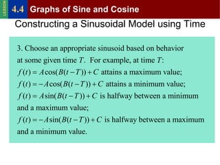 Precalculus 4 4 graphs pf sine and cosine v2 | PPTX