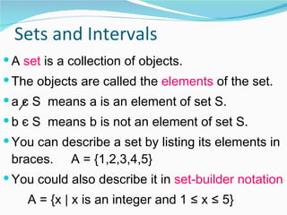 Pre Cal Notes 1 1 | PPT