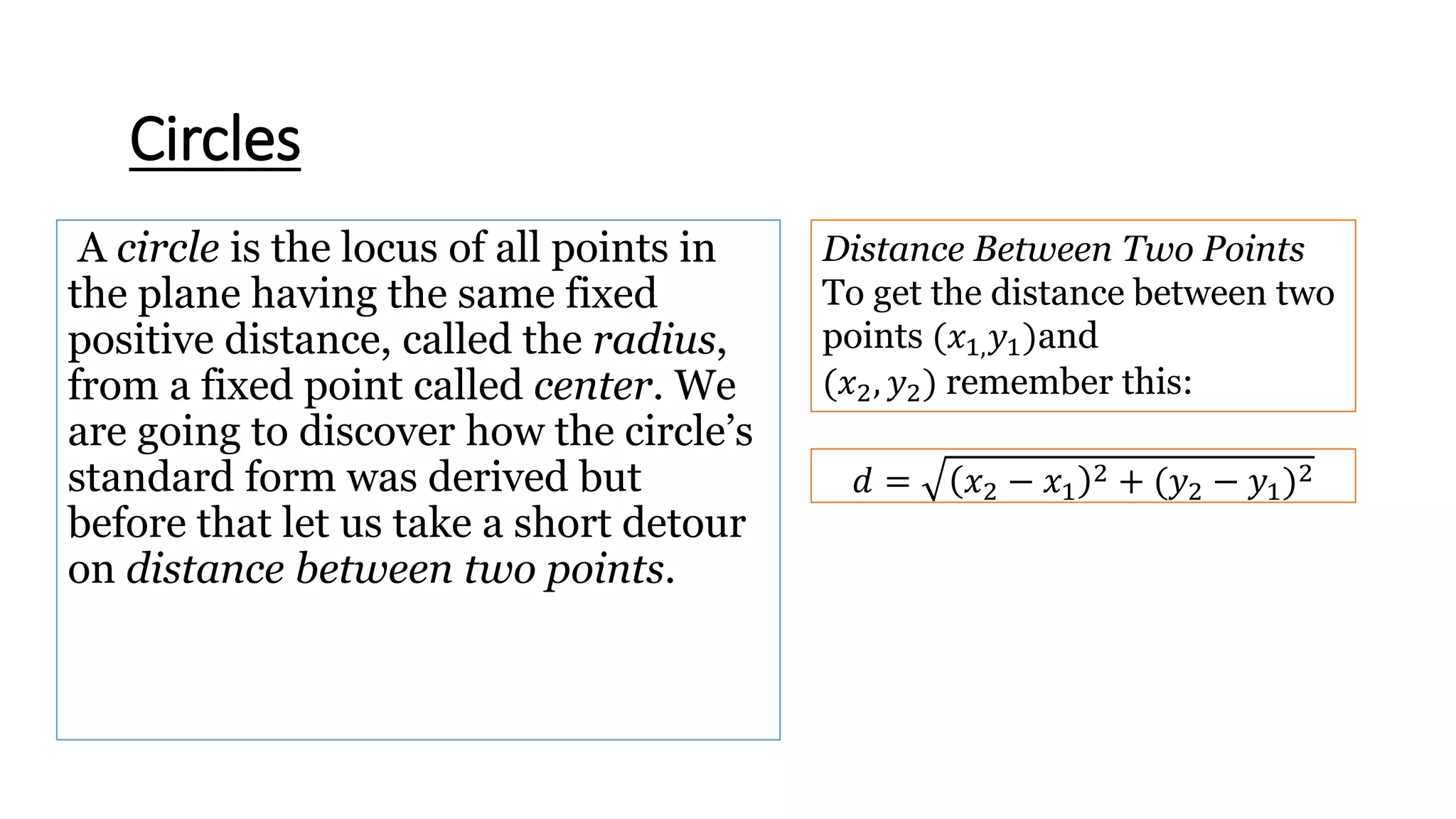 Pre-Calculus: Conics - Introduction to Conics and Determining ...