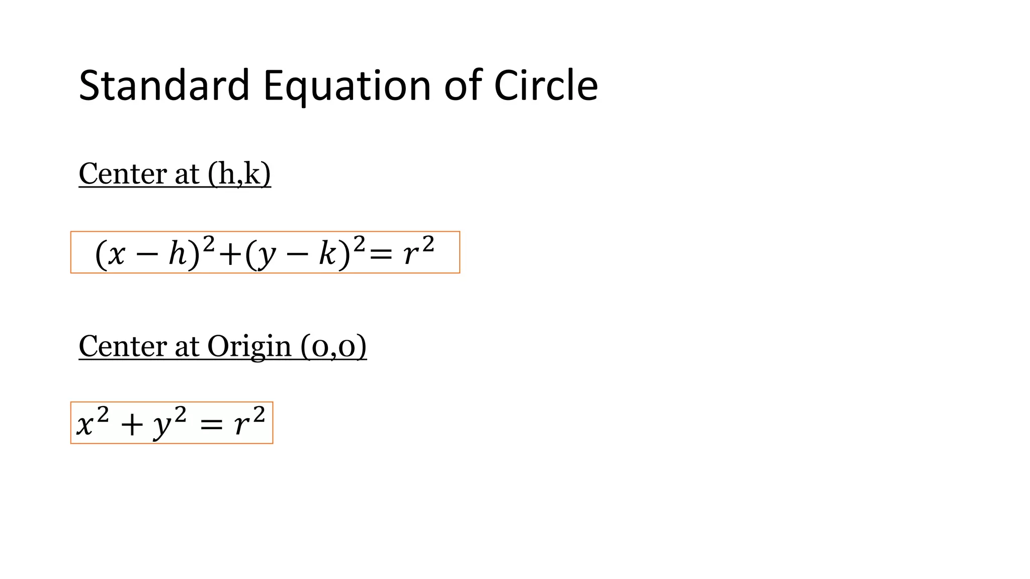 Pre-Calculus: Conics - Introduction to Conics and Determining ...