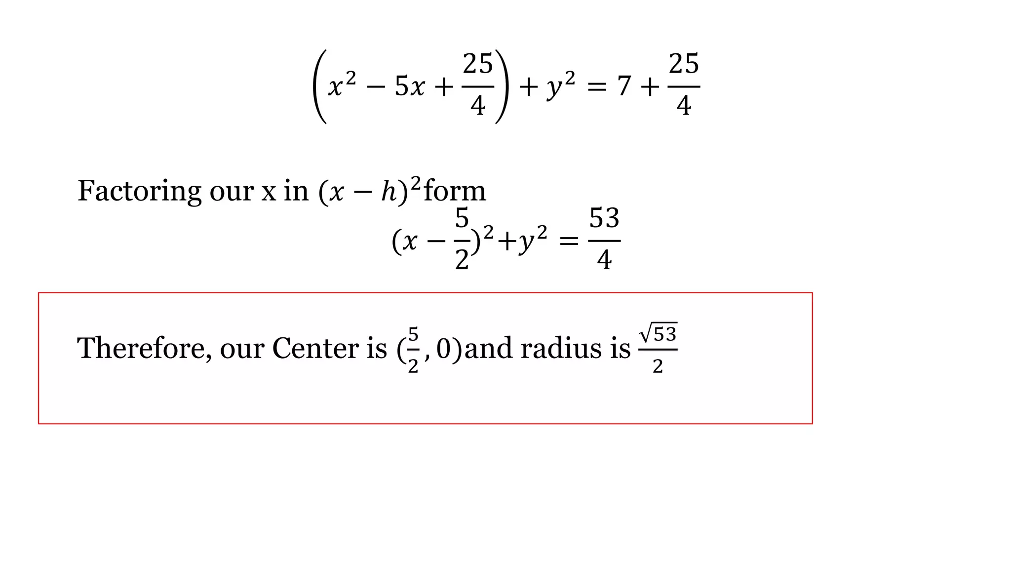 Pre-Calculus: Conics - Introduction to Conics and Determining ...