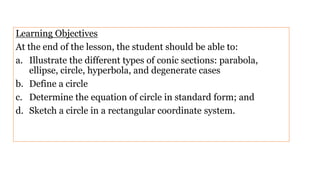 Pre-Calculus: Conics - Introduction to Conics and Determining ...