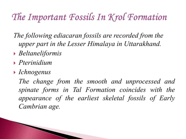 Precambrian cambrian boundary with reference to india | PPTX | Geology ...