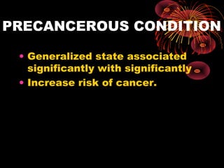 Precancerous condition | PPT