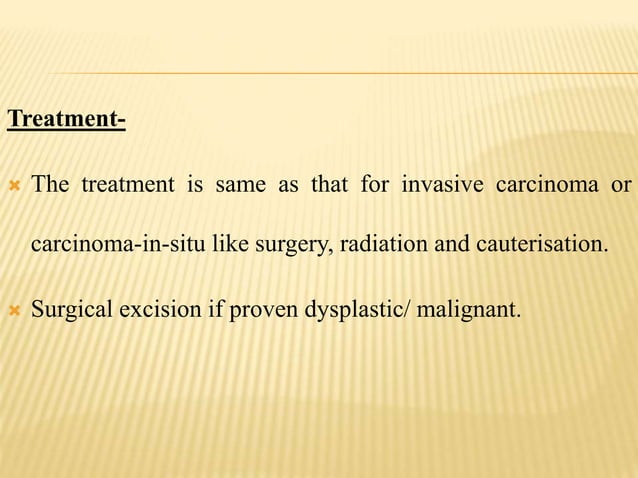 Pre cancerous lesions & conditions | PPTX