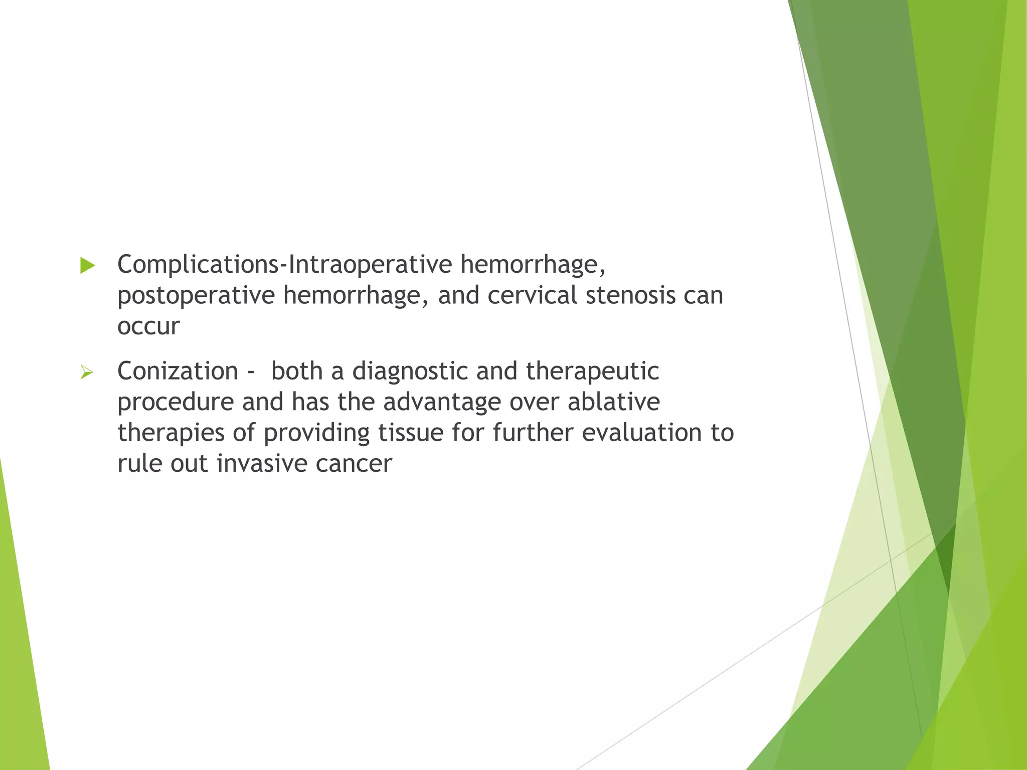 Pre cancerous lesions of cervix.pptx