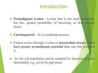 Pre cancerous lesions of cervix.pptx