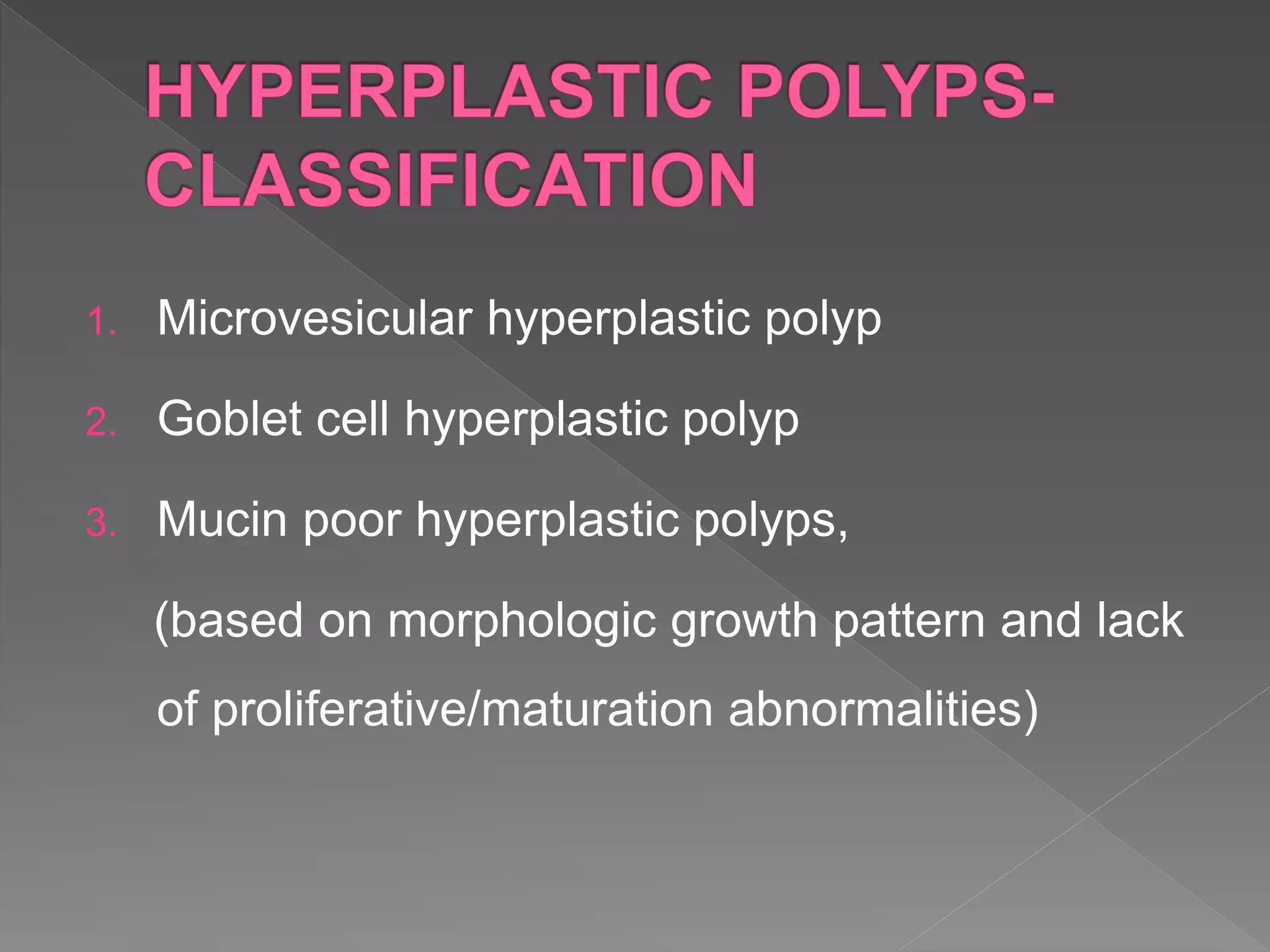 Pre cancerous colonic polyp | PPT | Free Download