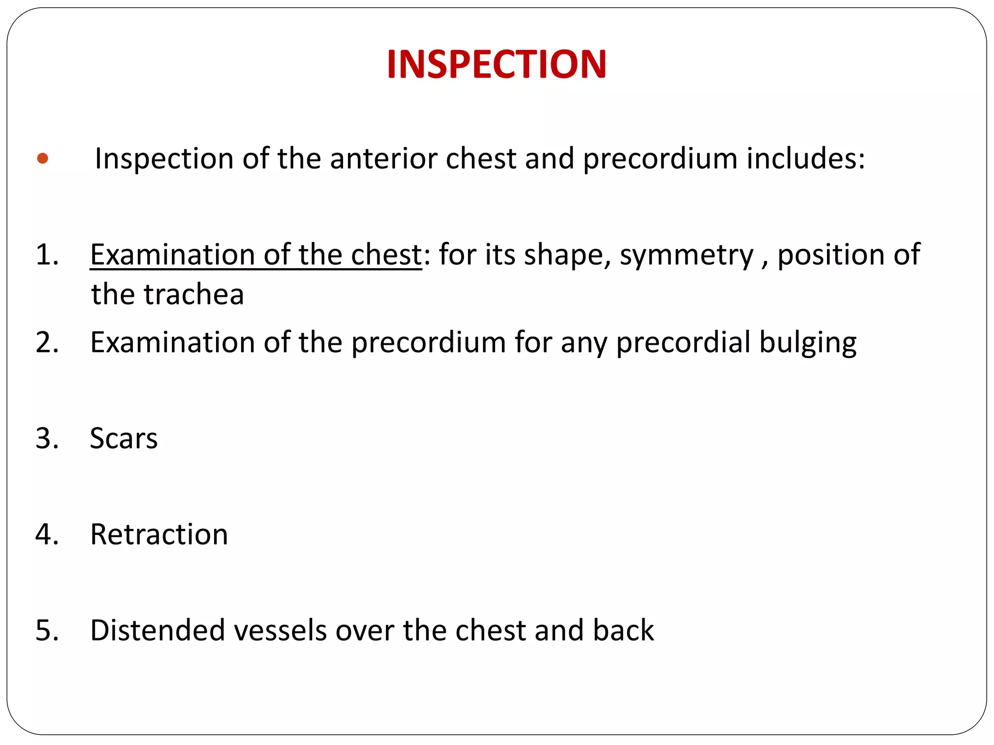 Precardial examination basics | PPTX
