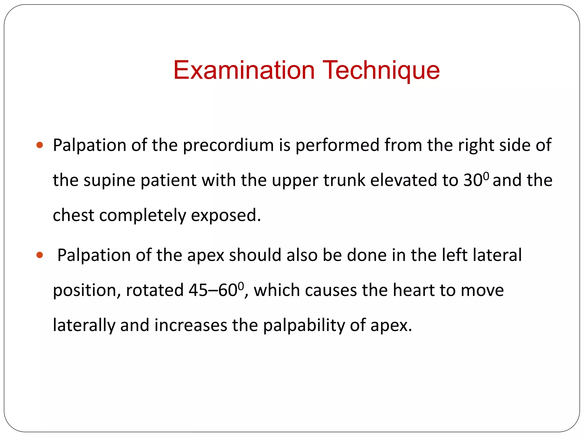 Precardial examination basics | PPTX