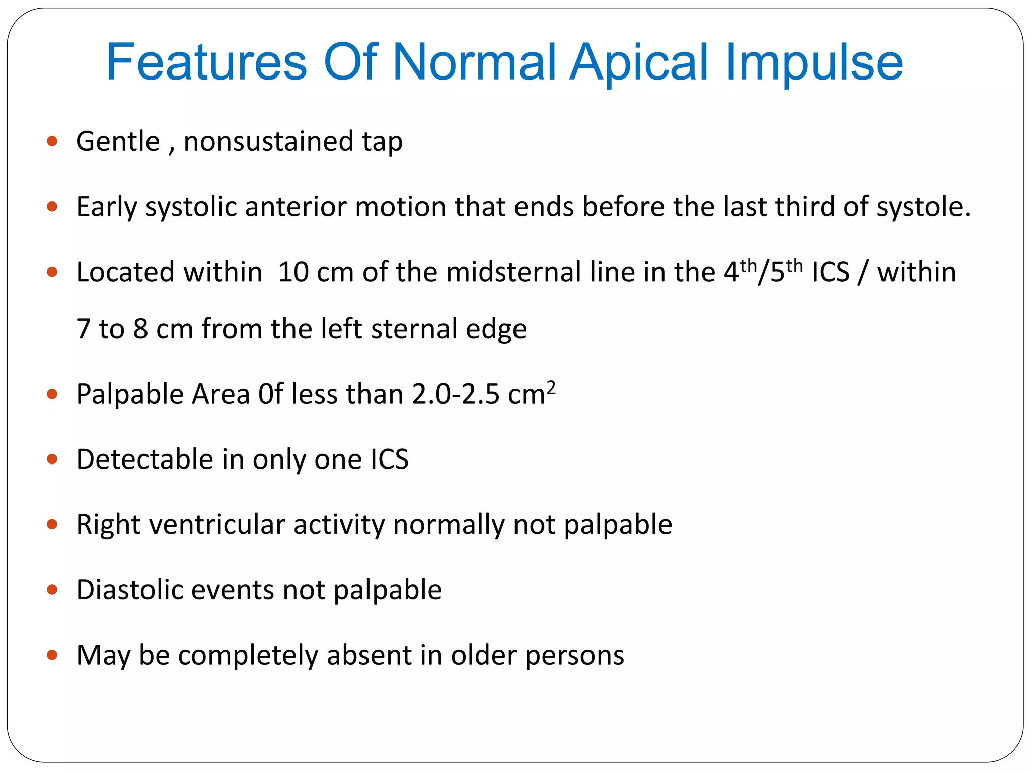 Precardial examination basics | PPTX