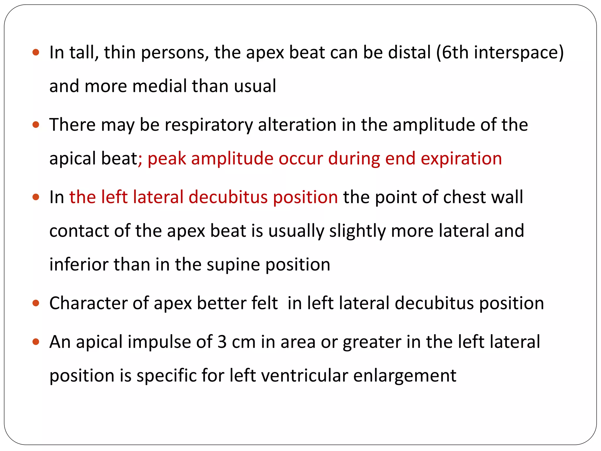 Precardial examination basics | PPTX
