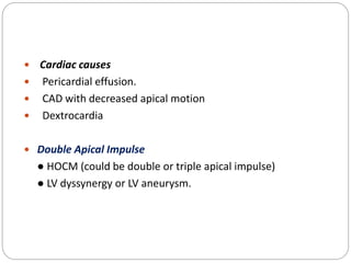 Precardial examination basics | PPTX