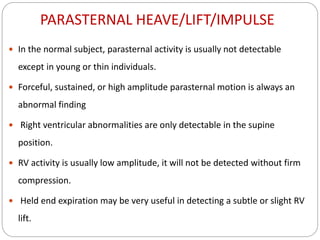 Precardial examination basics | PPTX